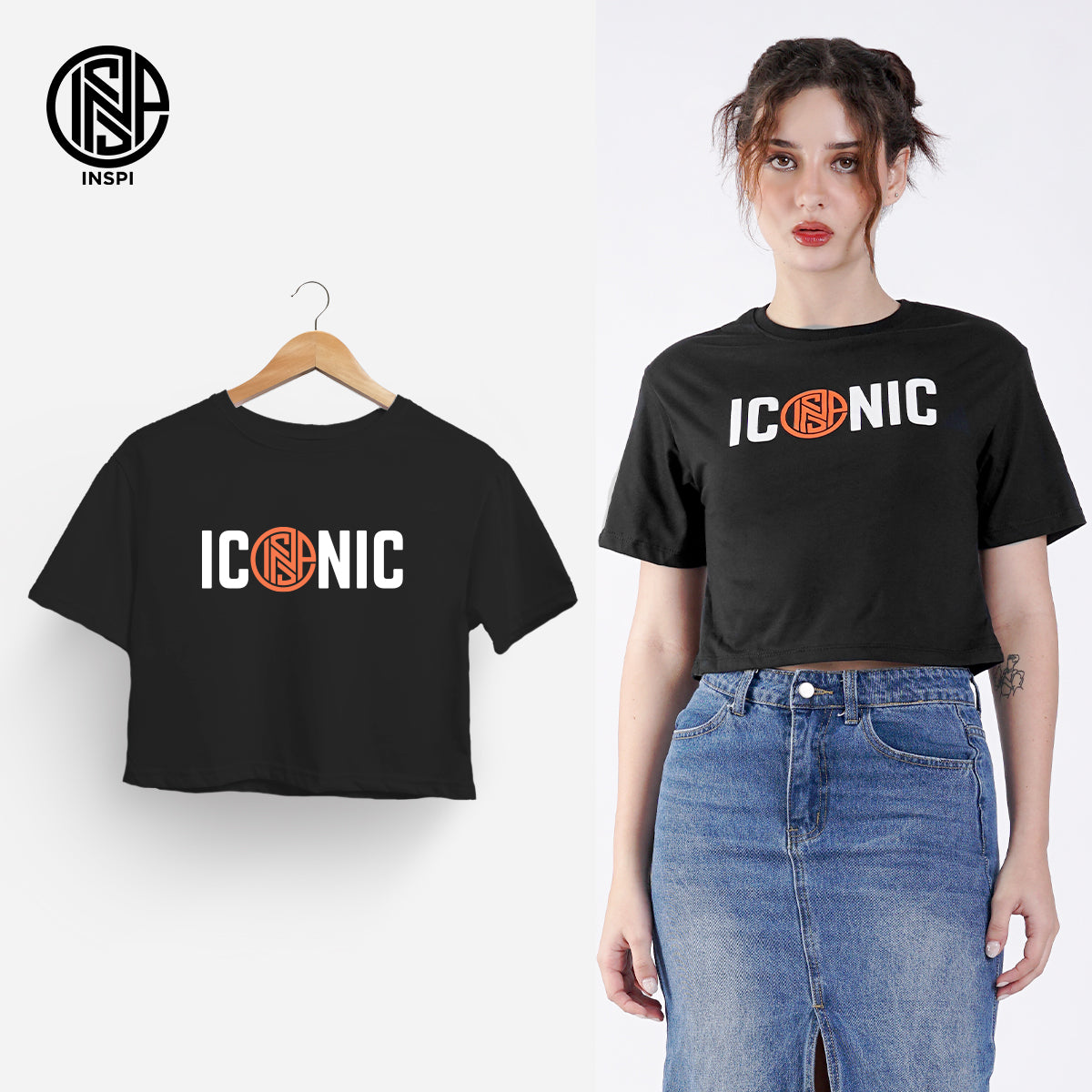 INSPI Originals Creators Crop Tops For Women Collection Statement Loos